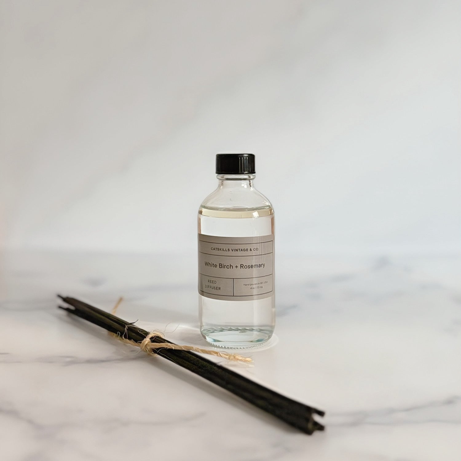Holiday Reed Diffuser - White Birch + Rosemary – Catskills Vintage & Co.